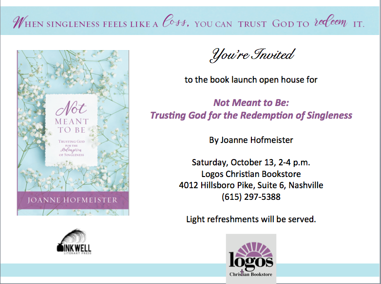 Book Launch Invitation | Joanne Hofmeister